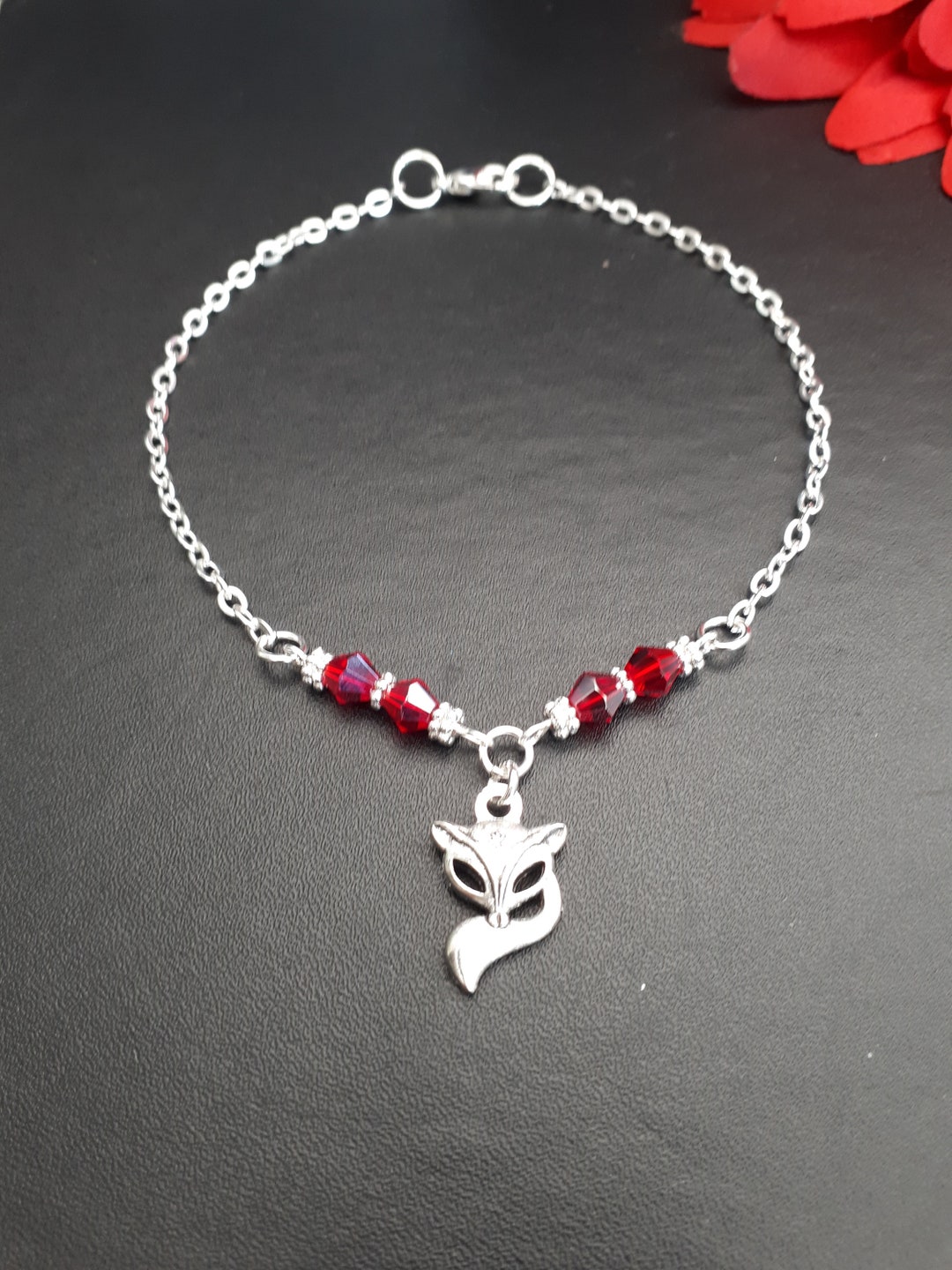 Vixen Beaded Ankle Chain ~ Hotwife Anklet ~ MFM ~ Lifestyle Jewellery ...