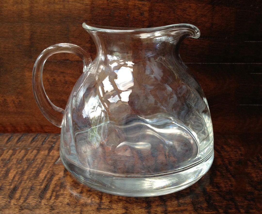 Vintage Clear Glass Cruet Bottle/jar - Etsy