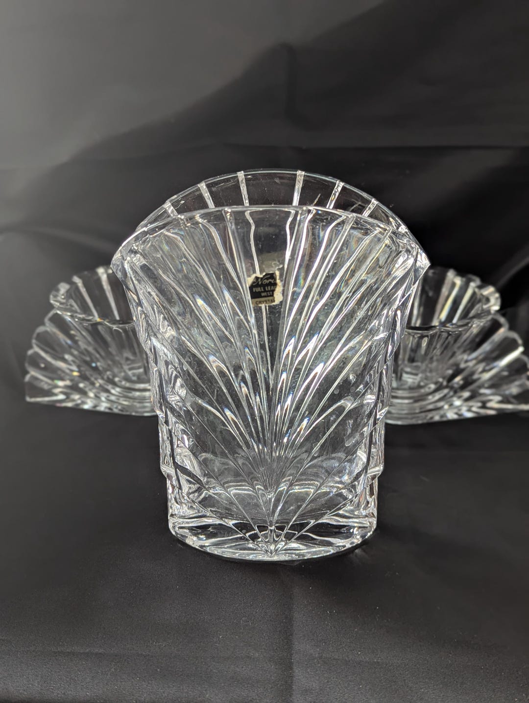 Art Deco Tablescape. 3 Piece Lead Crystal. Noritake "crystal Treasury ...