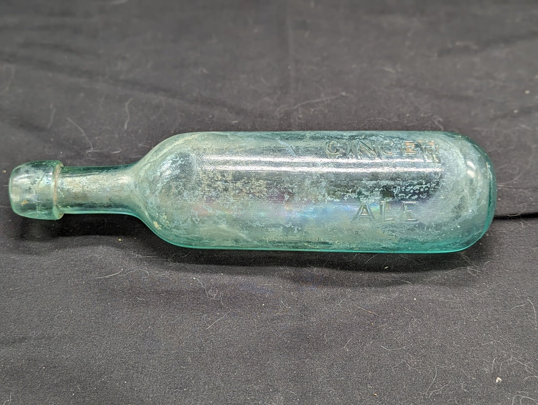 Antique Vincent Hathaway & Co. Round Bottom Ginger Ale Bottle - Etsy