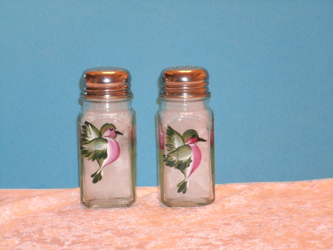 HUMMINGBIRD Salt and Pepper Shakers - Etsy