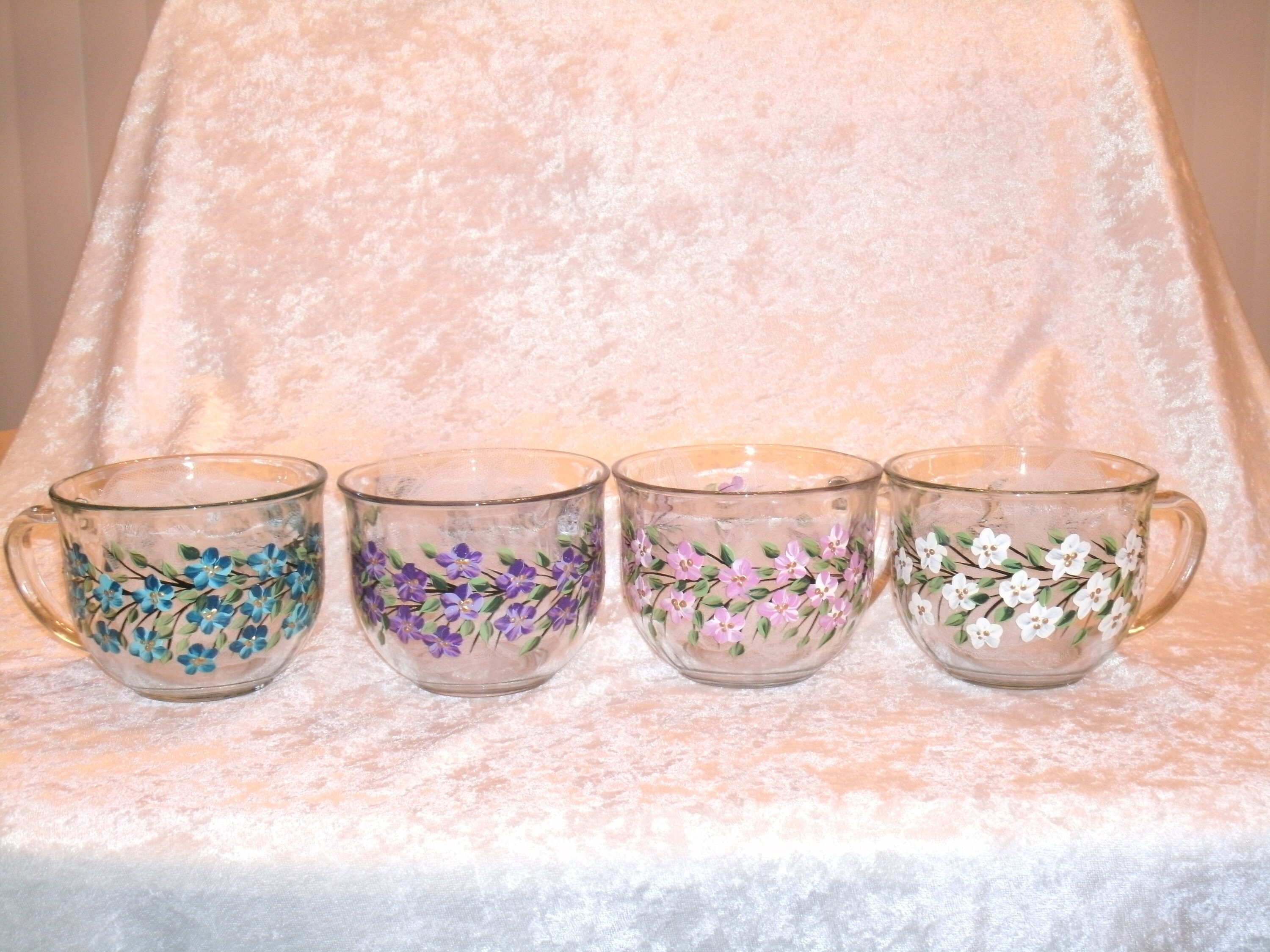 FORGET ME NOT Mugs, Set of Eight - Etsy