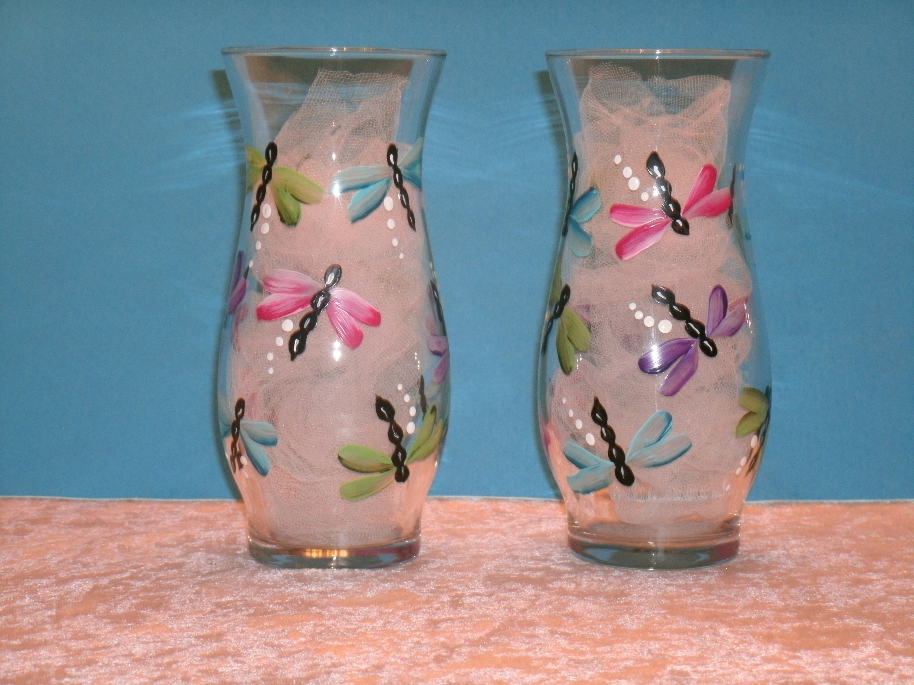 DRAGONFLY VASES Bud Vase Set of Two | Etsy