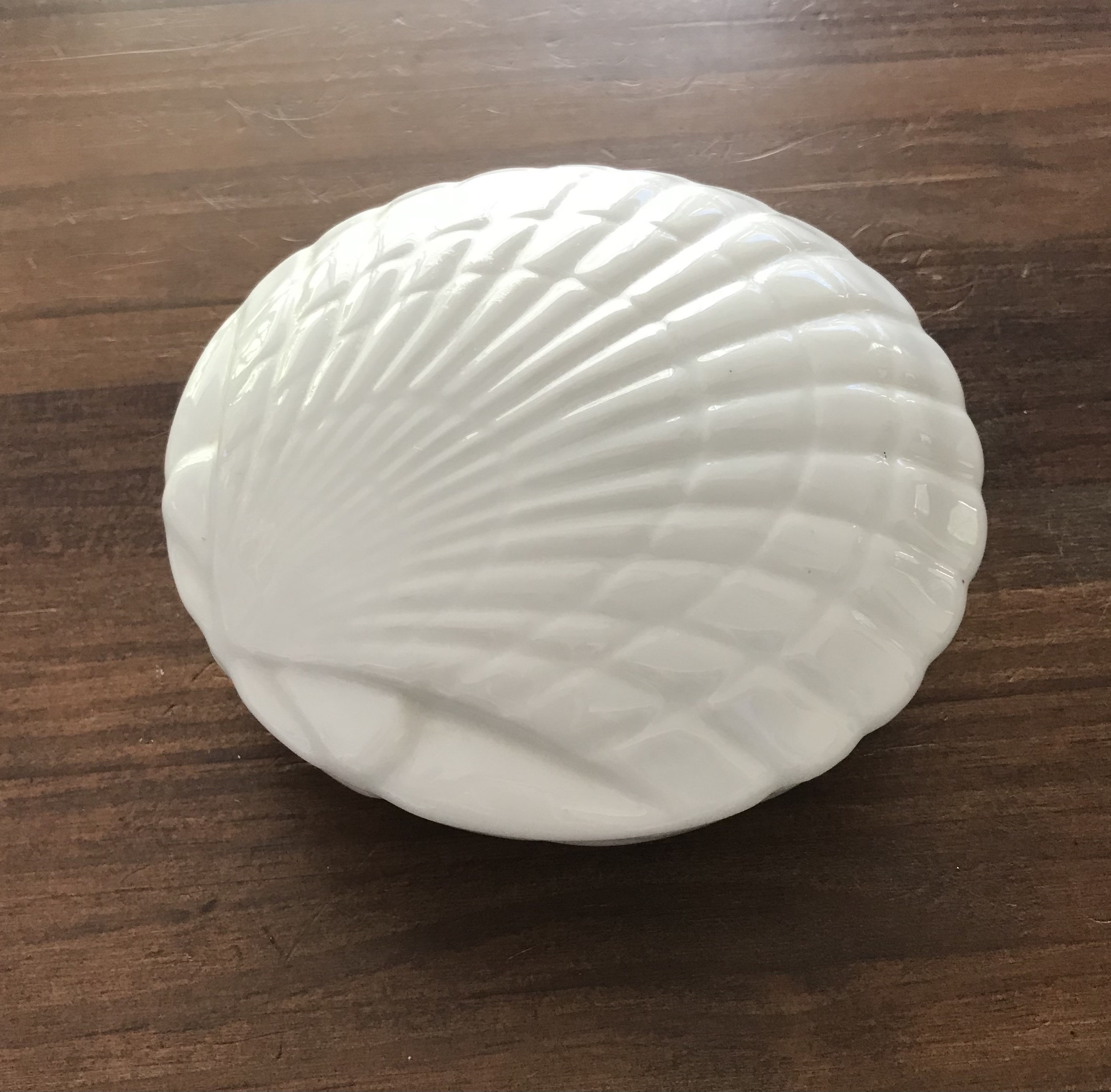 Vintage White Porcelain Shell Trinket Dish - Etsy UK