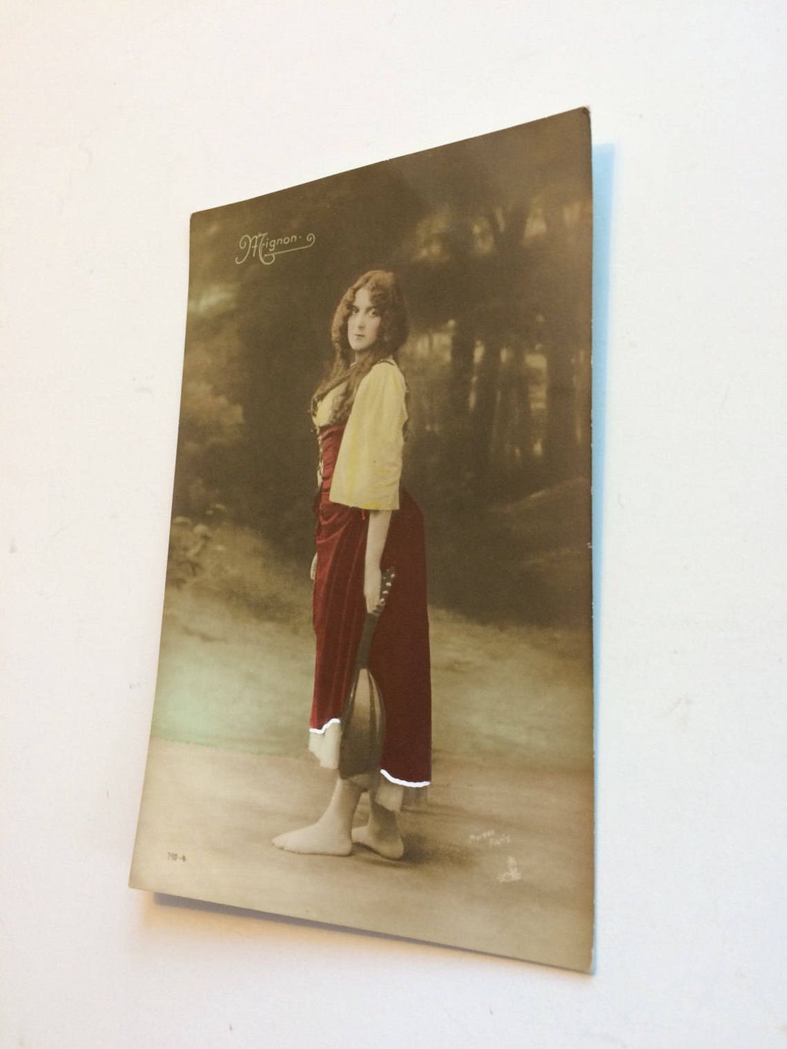 Vintage Gypsy Postcard Photo Postcard Mignon Moreau Paris, German ...