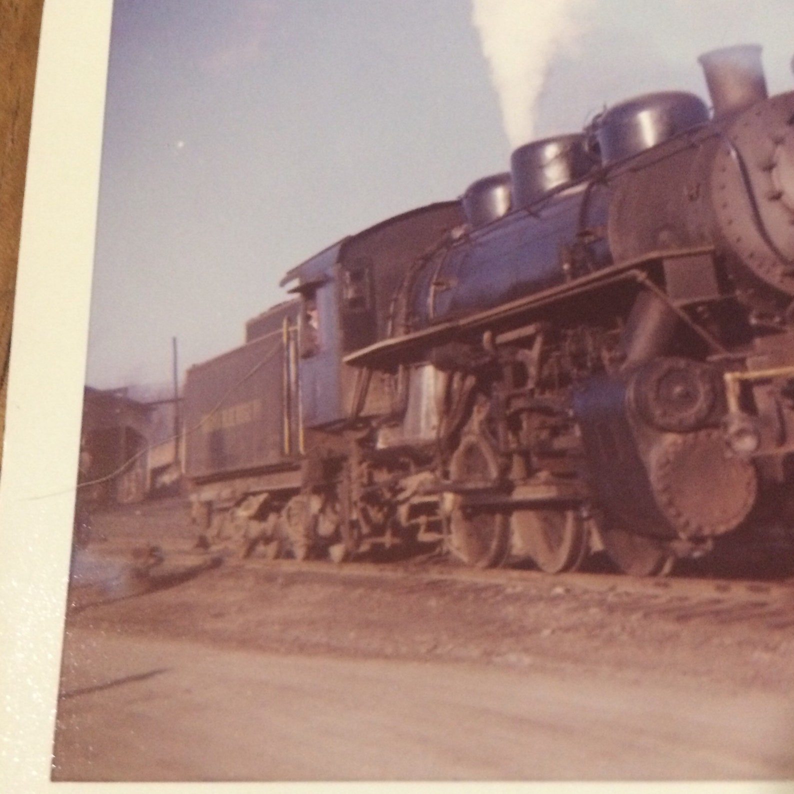 Vintage Steam Train Locomotive Postcard Kodachrome Real Photo - Etsy
