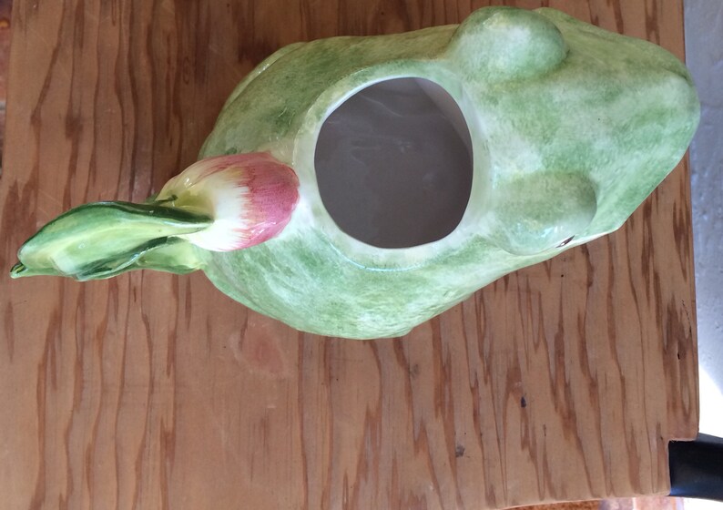 Majolica Frog Pitcher Vintage Italian Pottery San Marco Italy - Etsy