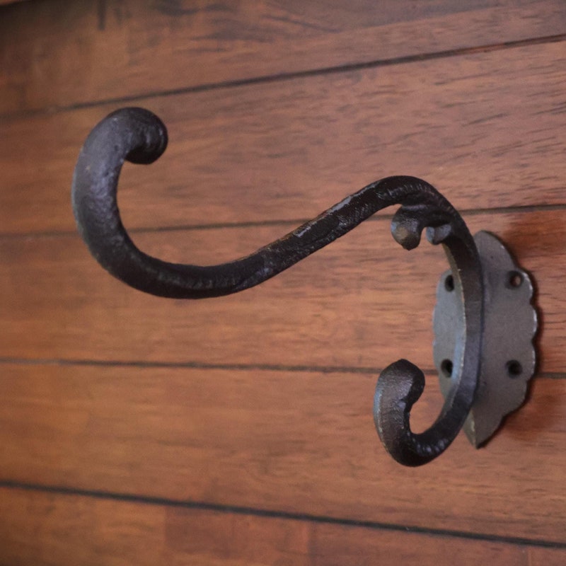 Metal Scroll Wall Hook - Etsy