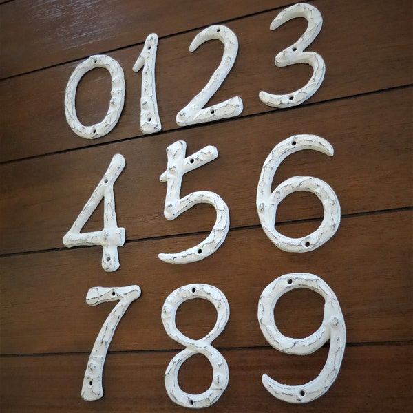 Rustic House Numbers - Etsy