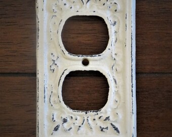 Antique White Decorative Electrical Outlet Plate / Plug-in | Etsy