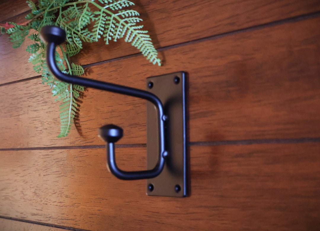 Industrial Wall Hook / Black or Choose From 50 Colors / for Hanging ...