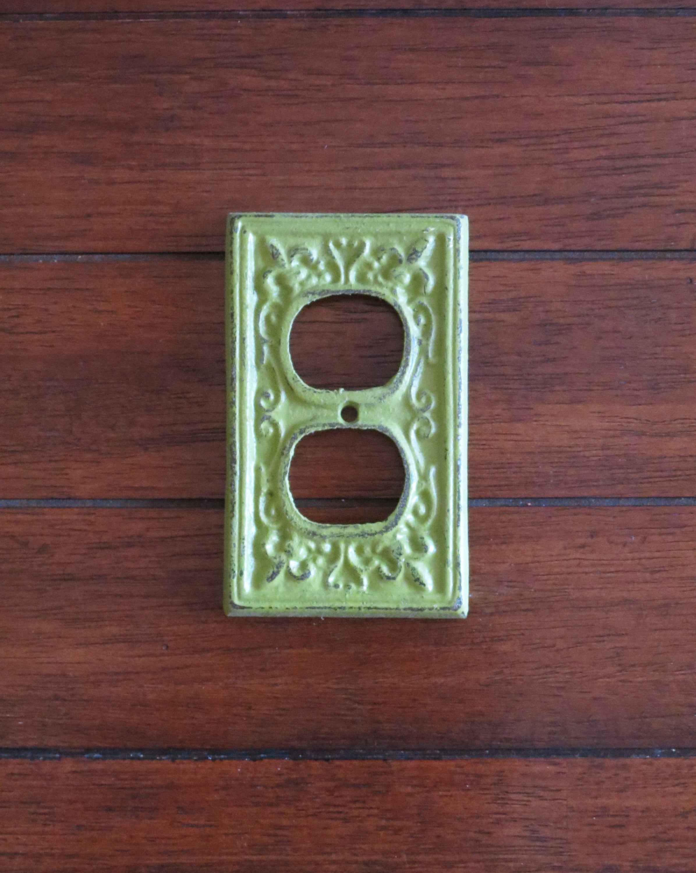 Electrical Outlet Plate / Plug-in Cover / Fleur De Lis / Metal - Etsy