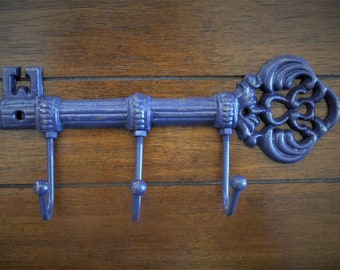 Key Holder / Key Rack / Cast Iron Hook / Skeleton Key Wall | Etsy