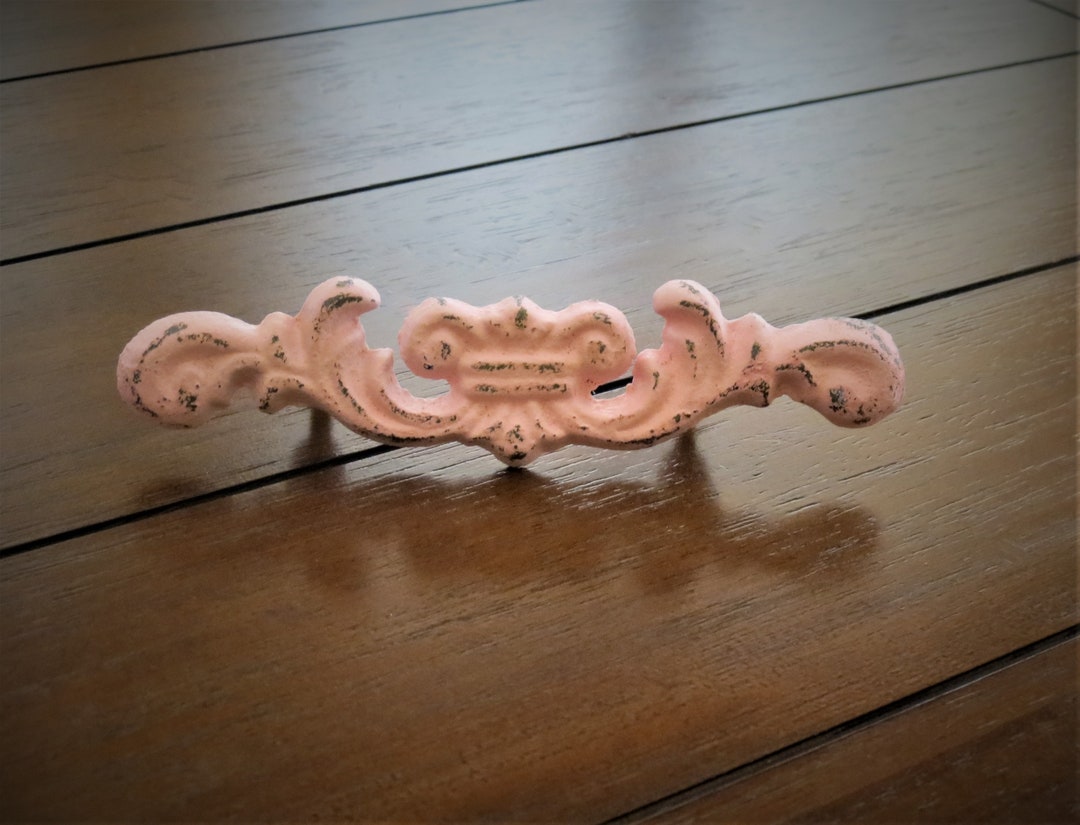 Metal Decorative Drawer Pulls / Cabinet Knobs / Pale Pink / Drawer Desk ...