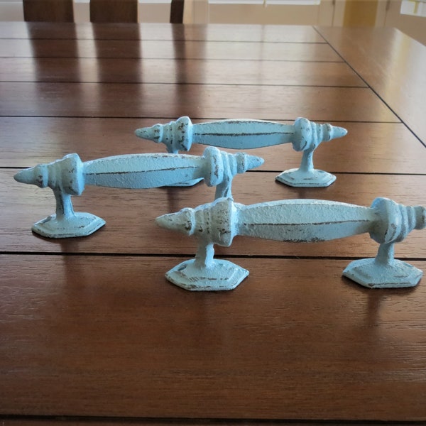 Aqua Drawer Pulls - Etsy