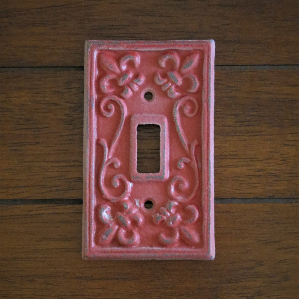 Colonial Red Light Switch Cover / or Pick Color / Light Plate Cover ...