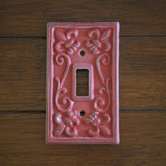 Colonial Red Light Switch Cover / or Pick Color / Light Plate - Etsy