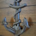 Ship Anchor Wall Hook / Nautical Anchor Wall Decor / Bath Towel Hook / Beach Cottage Decor ...