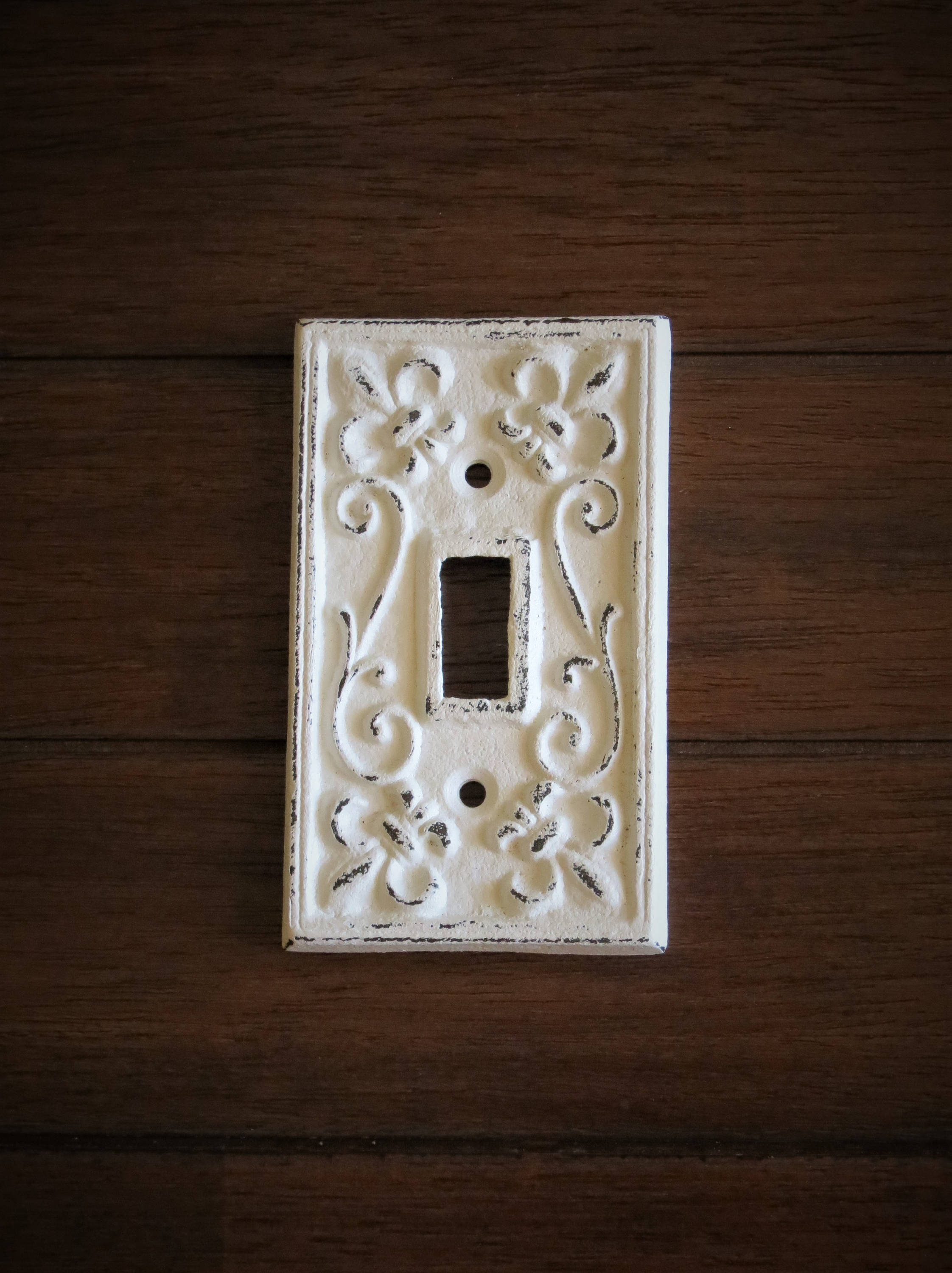 Light Switch Plate / Light Plate Cover / Cast Iron Switchplate | Etsy