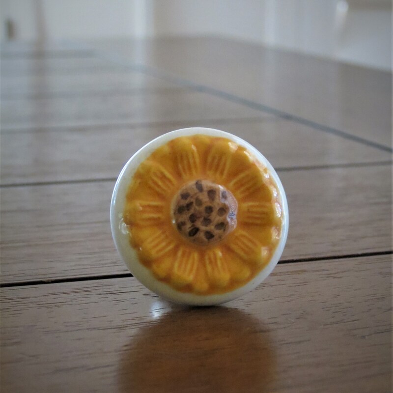 Sunflower Knobs - Etsy