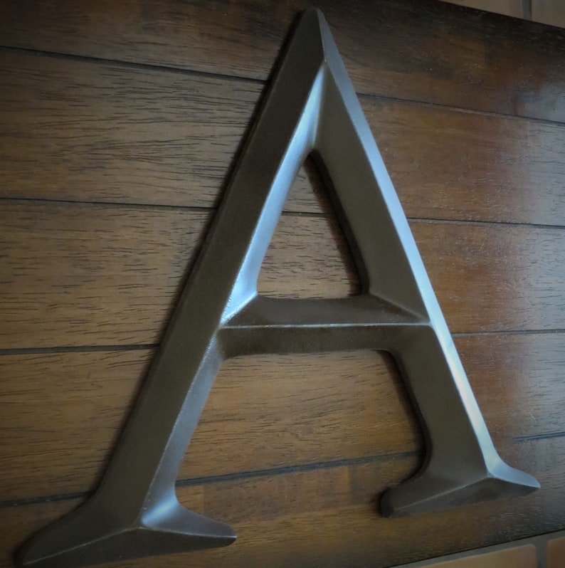 12 Inch Letter A or Pick Letter / Wall Letter / Chocolate - Etsy