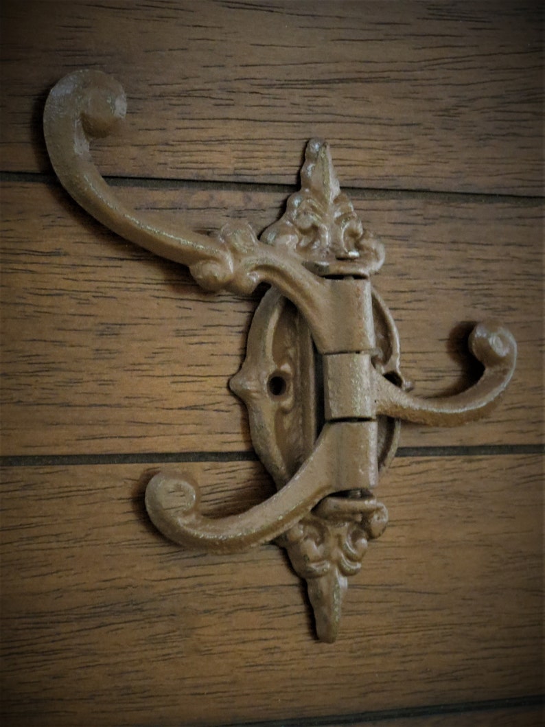 Vintage Style Decorative Cast Iron Wall Hook / French Cottage - Etsy