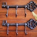 Key Holder / Skeleton Key Rack / Cast Iron Wall Hook / Key Hanger ...