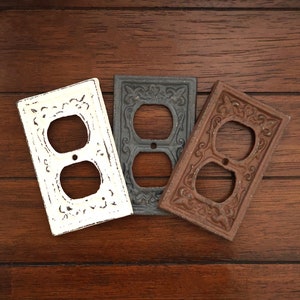 Decorative Electrical Outlet Plate / Pick From 40+ Colors / Plug in ...