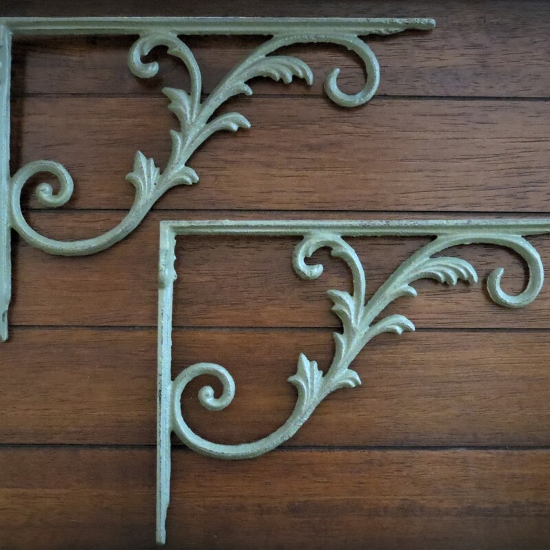 Decorative Iron Brackets - Etsy