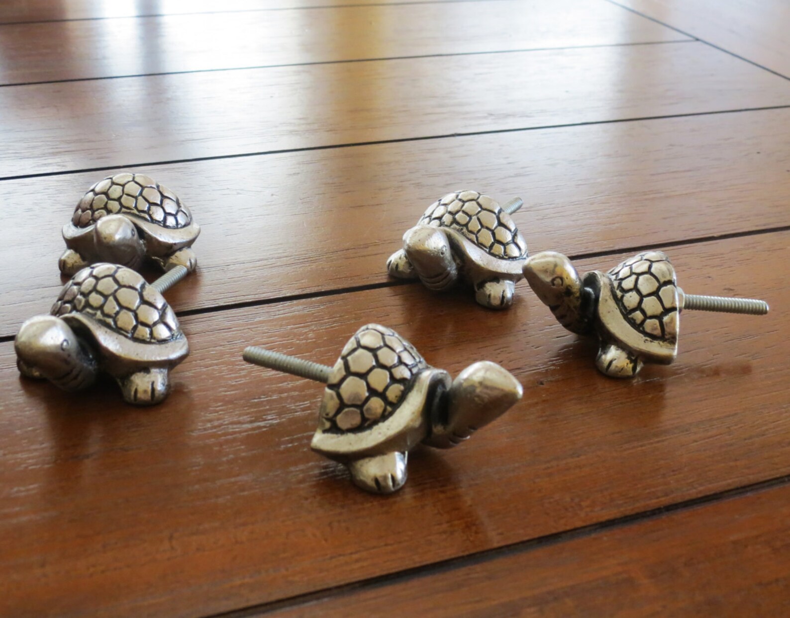 Turtle Shaped Knobs / Drawer Dresser Knobs Handles / Nautical - Etsy