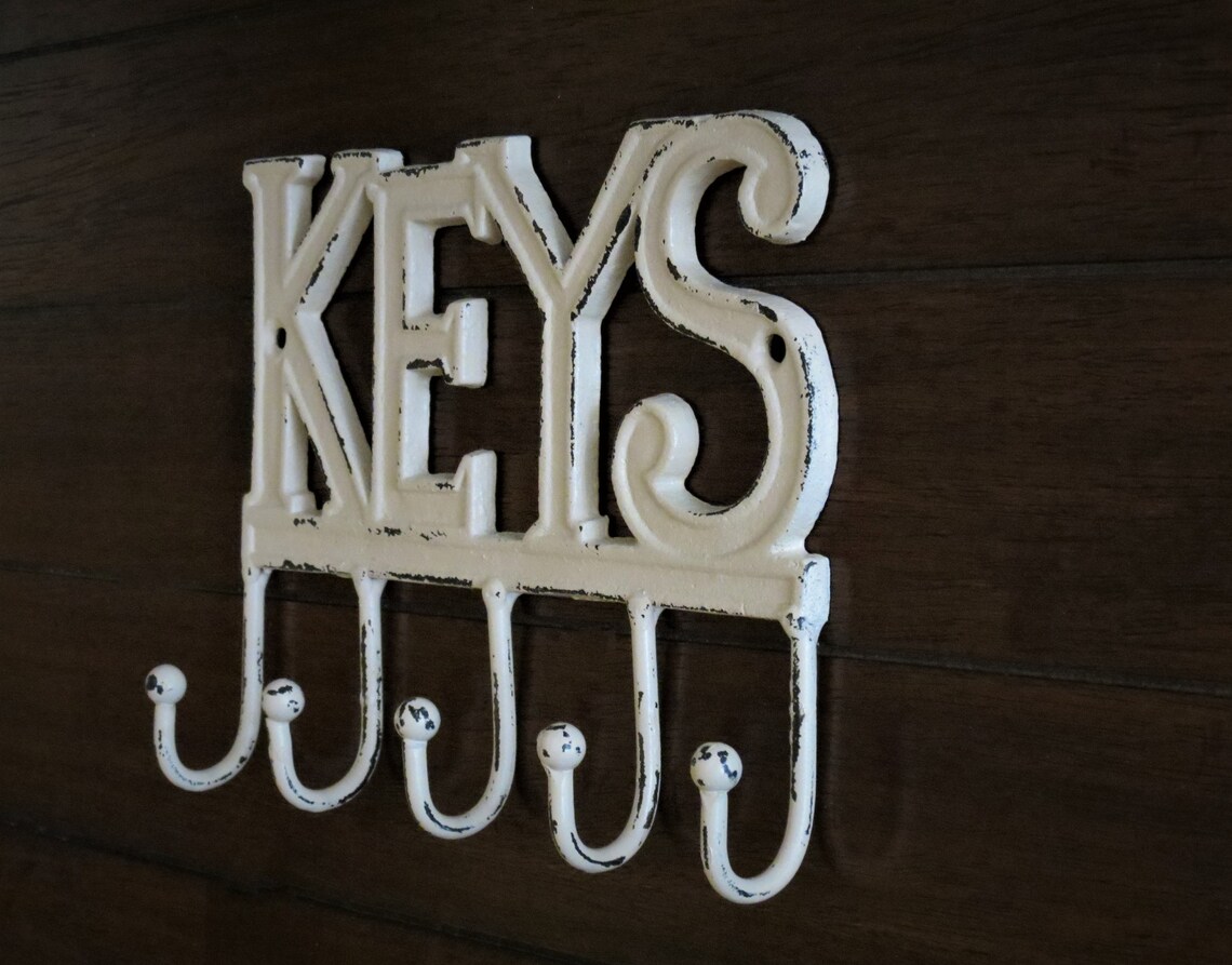 Key Rack for Entrance Foyer Mudroom /cast Iron Wall Hook / Key - Etsy