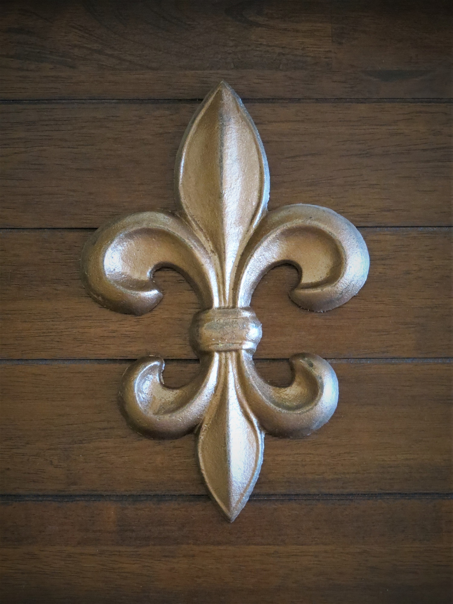 Fleur De Lis Wall Decor / Cast Iron Wall Sign / French Country - Etsy