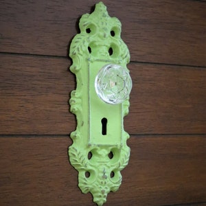 Wall Hook / Bright Colors / Door Knob Decor / Apple Green or Pick Color ...