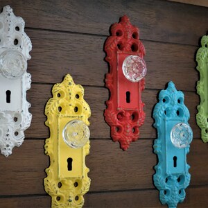 Wall Hook / Bright Colors / Door Knob Decor / Apple Green or Pick Color ...