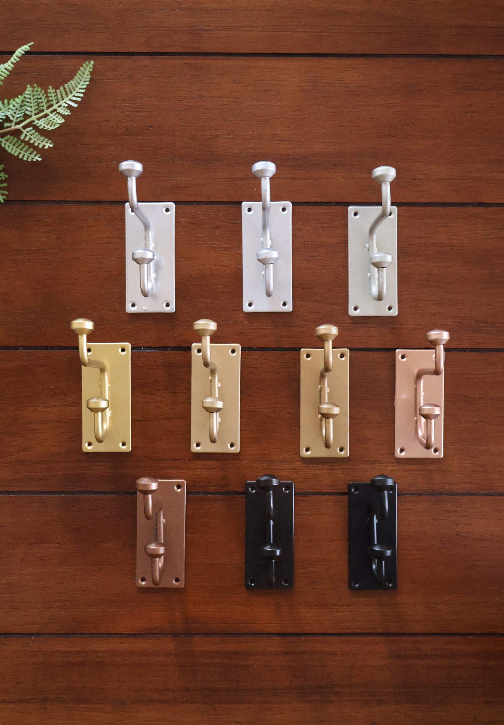 Metal Wall Hook, Aged Copper, Oil Rubbed Bronze, Customizable Colors - Etsy
