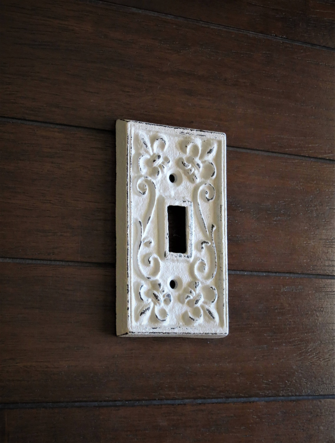 Light Switch Plate / Light Plate Cover / Cast Iron Switchplate | Etsy