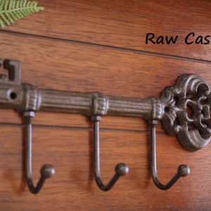 Key Holder / Skeleton Key Rack / Cast Iron Wall Hook / Key Hanger ...