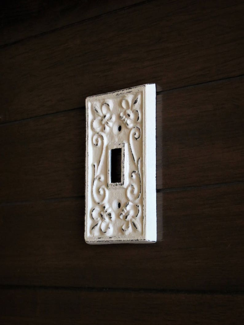 Light Switch Plate / Light Plate Cover / Cast Iron Switchplate | Etsy