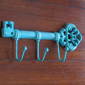 Key Holder /turquoise or Pick Color/key Hanger/ Skeleton Key Rack /cast ...