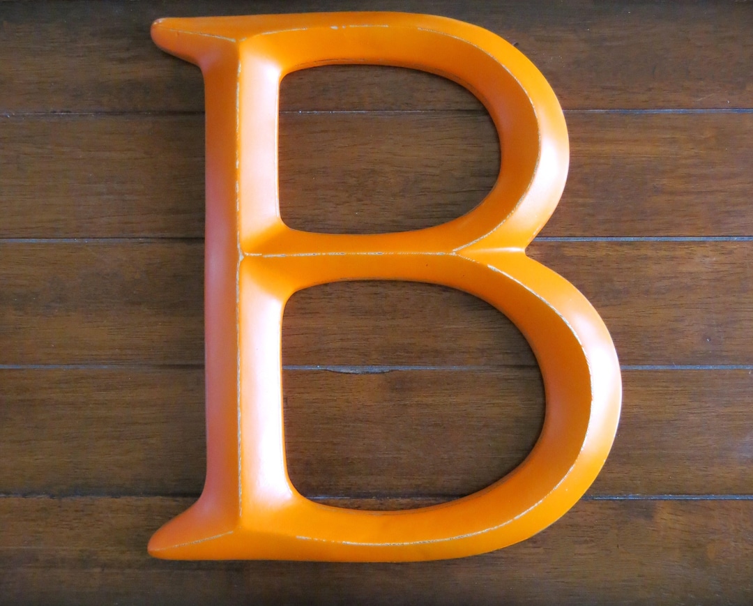 12 Inch Letter B or Pick Your Letter and Color - Etsy