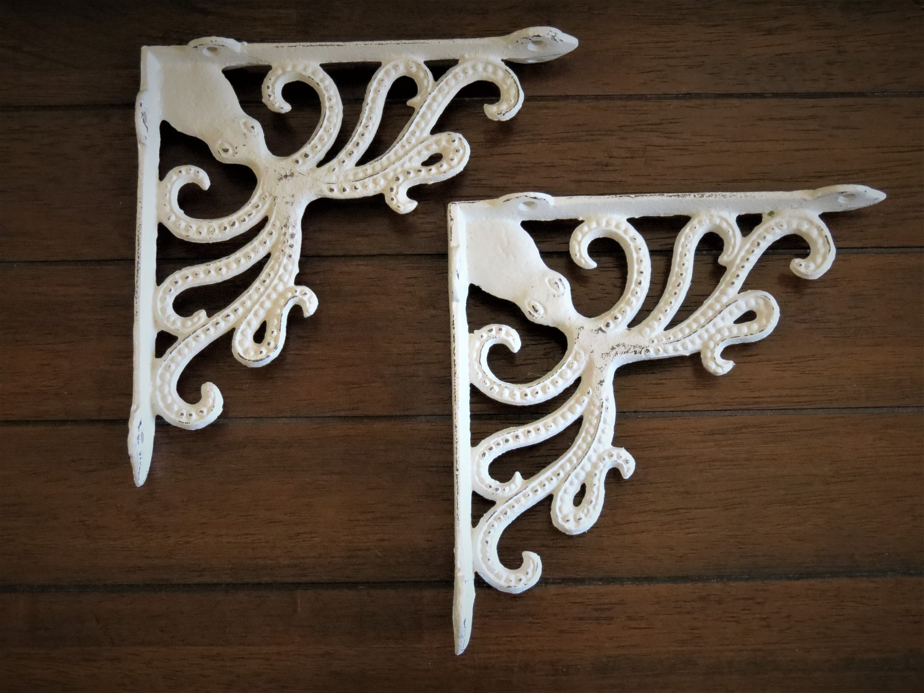 Shelf Brackets / Nautical Decor / Antique White or Pick Color - Etsy UK
