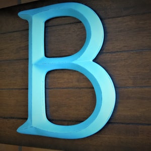 12 Letter B / Pick Your Own Letters and Colors / Large Wall Letter ...