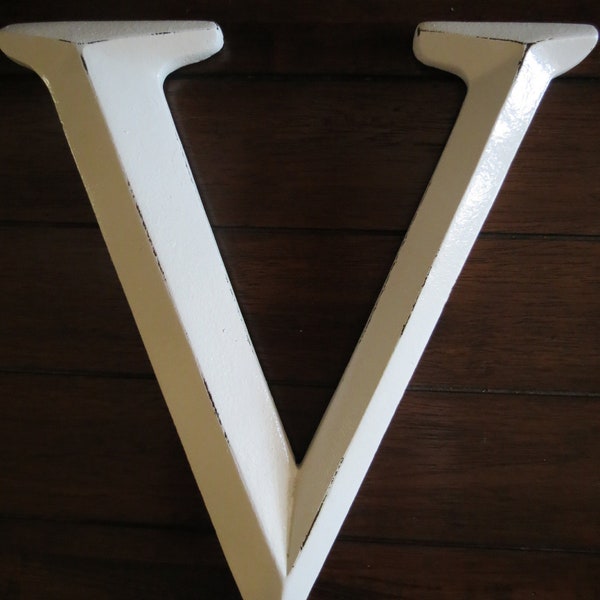 Wooden Letter V - Etsy