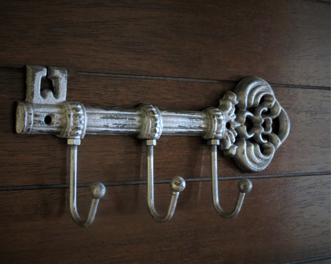Silver Key Holder / or Pick Color / Skeleton Key Rack / Cast Iron ...
