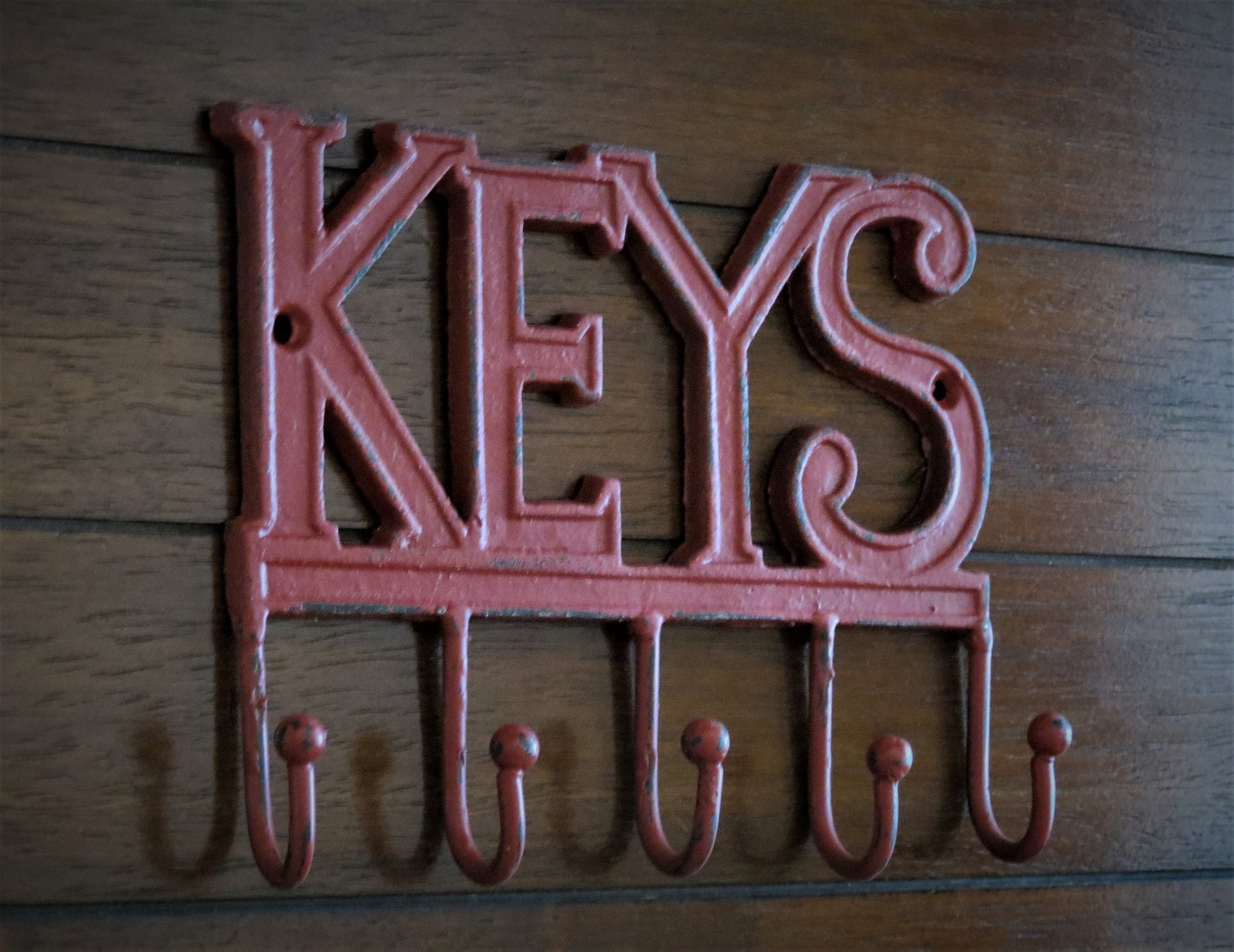 K E Y S Key Rack / Metal Wall Hook / Key Hanger/ Shabby Chic - Etsy