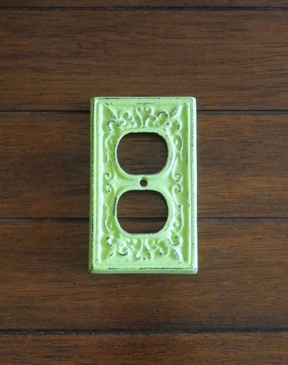 Electrical Outlet Plate /Cast Iron Plug-in Electric Outlet | Etsy