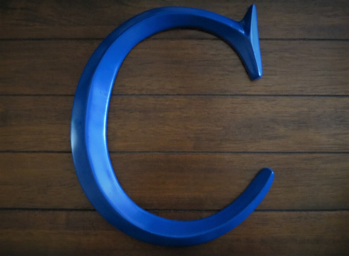 Large Letter C / Pick Your Own Letter / 12 Wall Letter / - Etsy