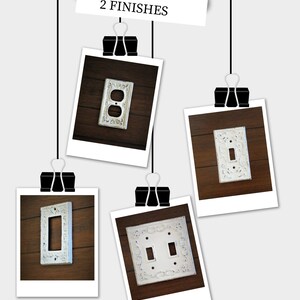 Ivory or Pick Color Light Switch Cover / Light Switch Cover / Cast Iron ...