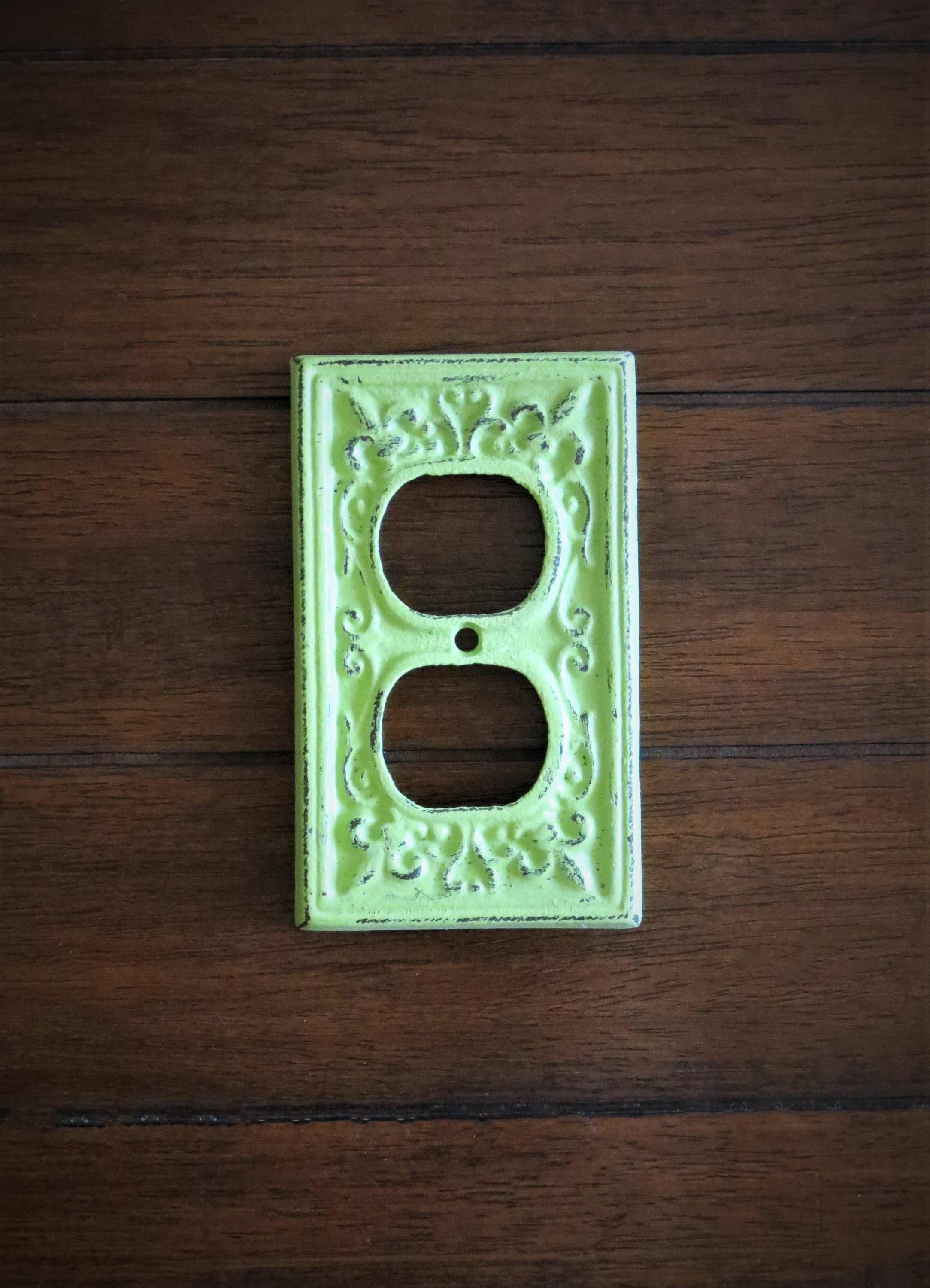Electrical Outlet Plate /Cast Iron Plug-in Electric Outlet | Etsy