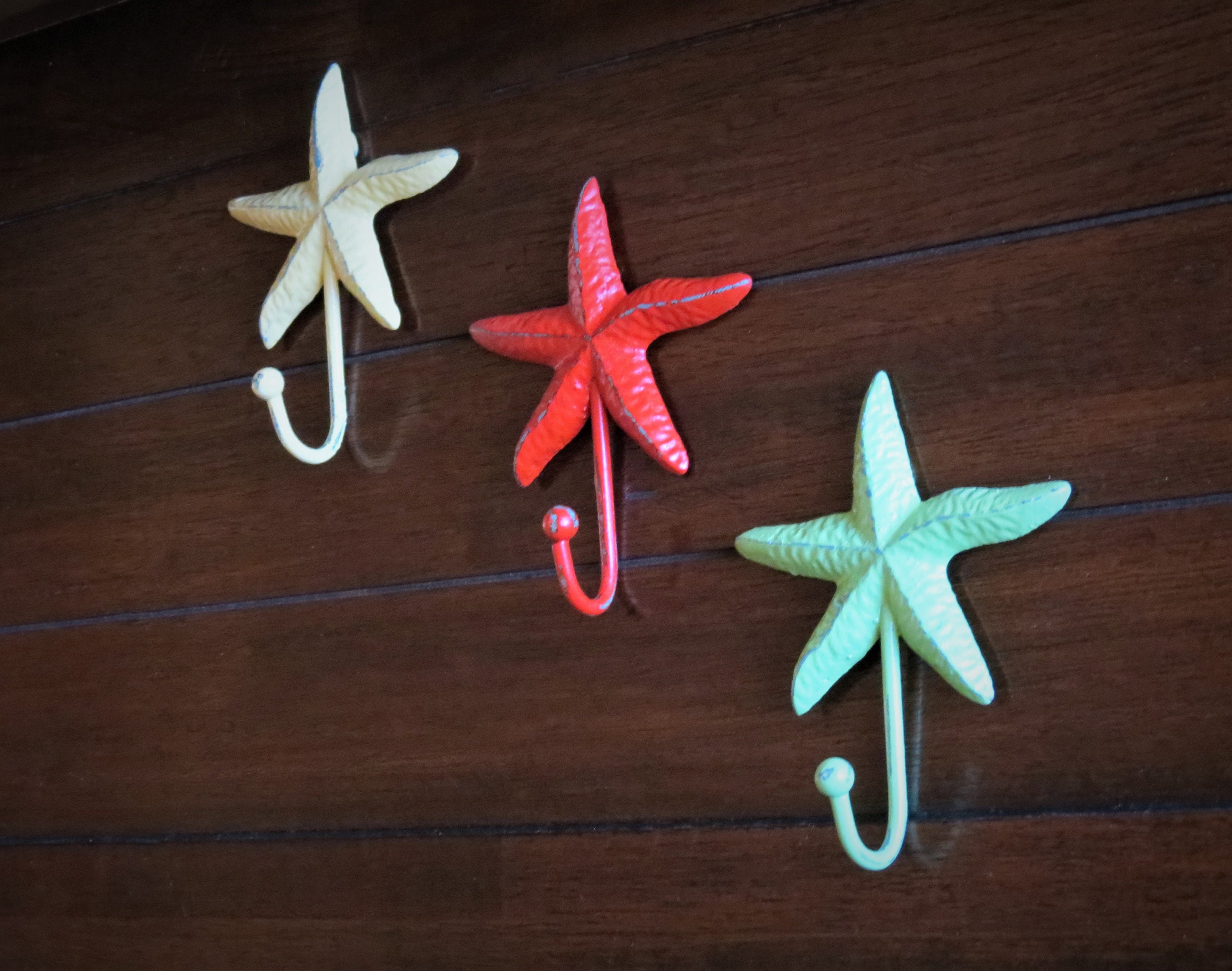 Starfish Wall Hook / Metal Wall Hanger / Metal Hook / Beach | Etsy